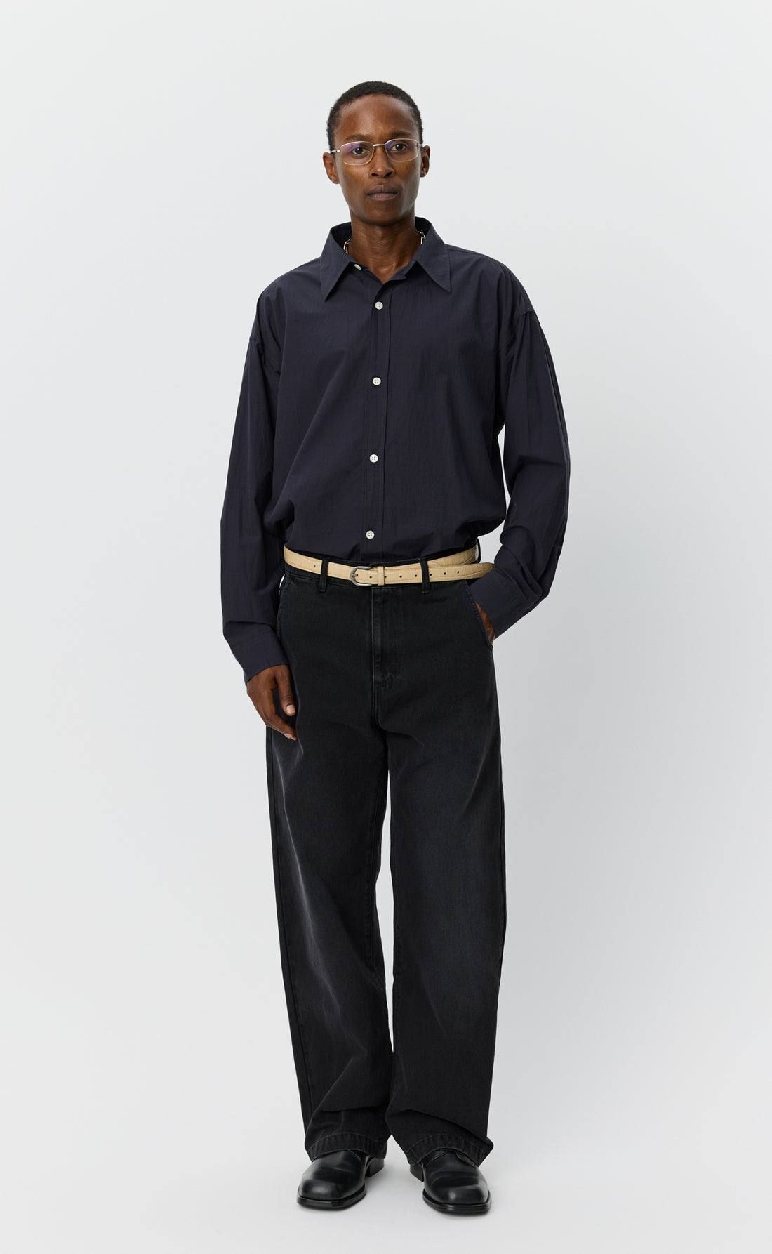 Straight Cut Jeans - Faded Black – mfpen