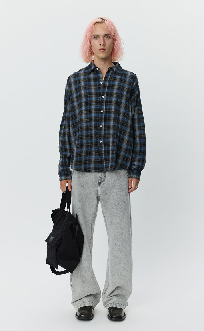 Vacation Shirt - Black Shadow Check – mfpen